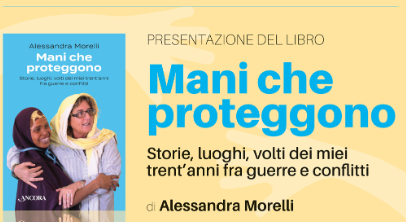 Alessandra Morelli con il libro "Mani che proteggono" ad Aosta ...
