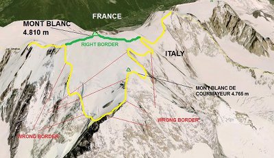 Il Monte Bianco Map
